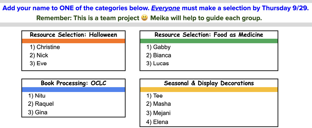 Building Blocks for Book Displays: Engaging Student Employees | Matook ...